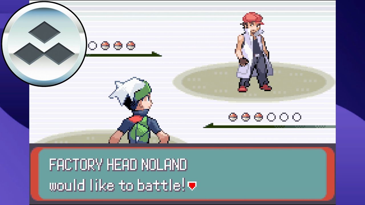 Pokemon Emerald: Factory Head Noland (Silver Symbol) - YouTube