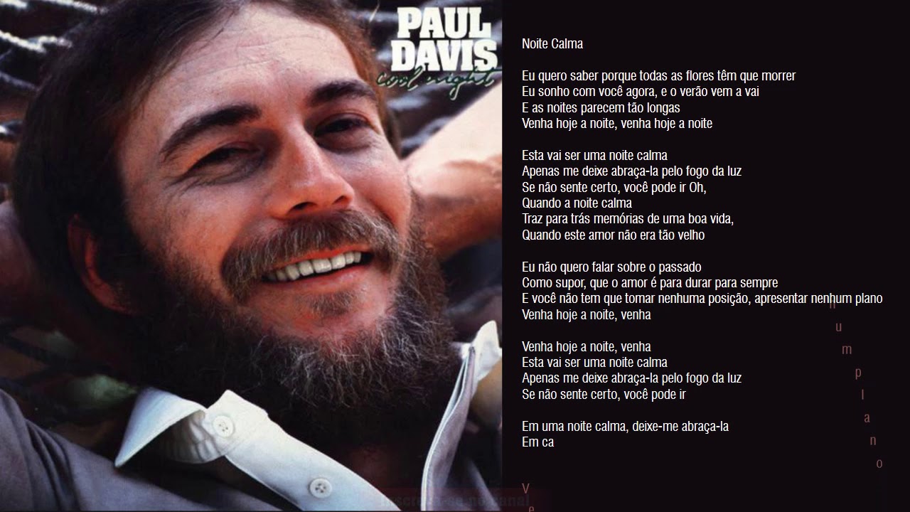 Paul Davis - Cool Night - YouTube