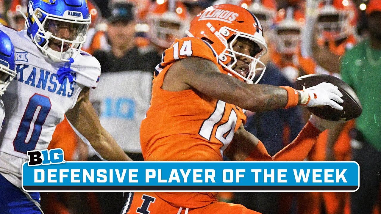 Xavier Scott Highlights | B1G Football Defensive Player of the Week ...