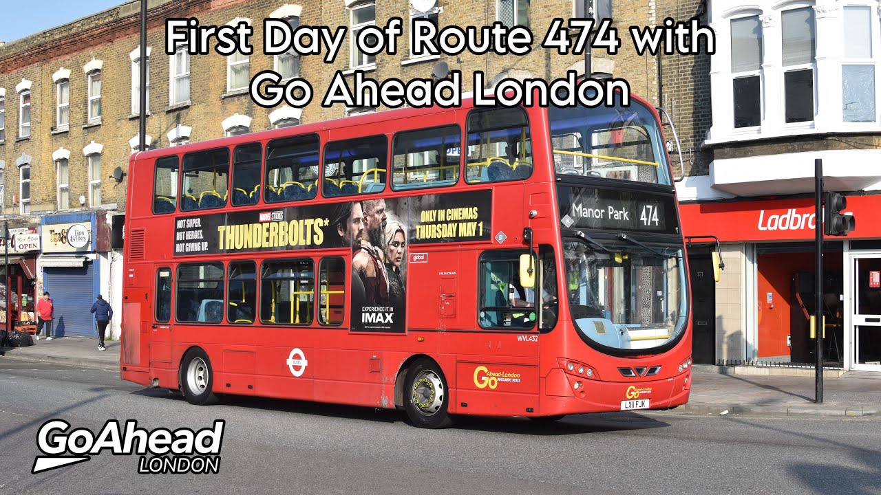 First Day | Journey on TfL Route 474 | Go Ahead London WVL429 - LX11FJE ...