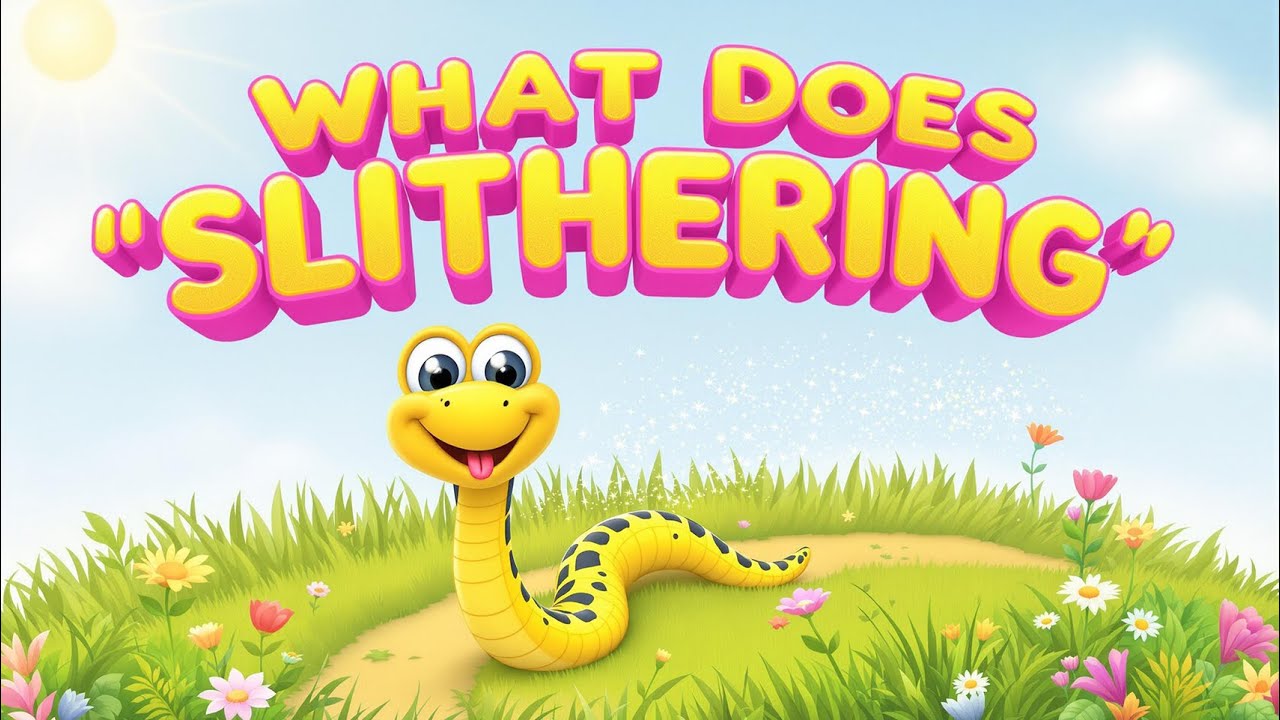What Does ‘Slithering’ Mean? | Fun English Vocabulary - YouTube