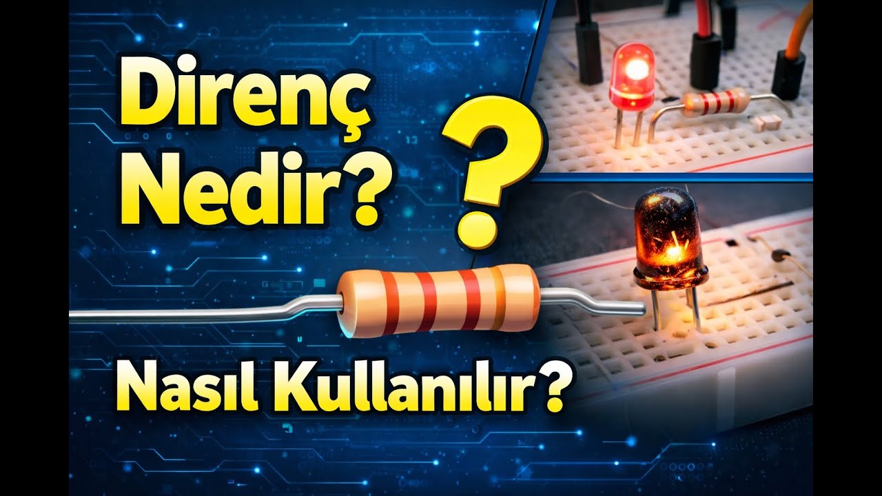 Direnç Nedir? Ne İşe Yarar ve Nasıl Kullanılır? | Komponent ...