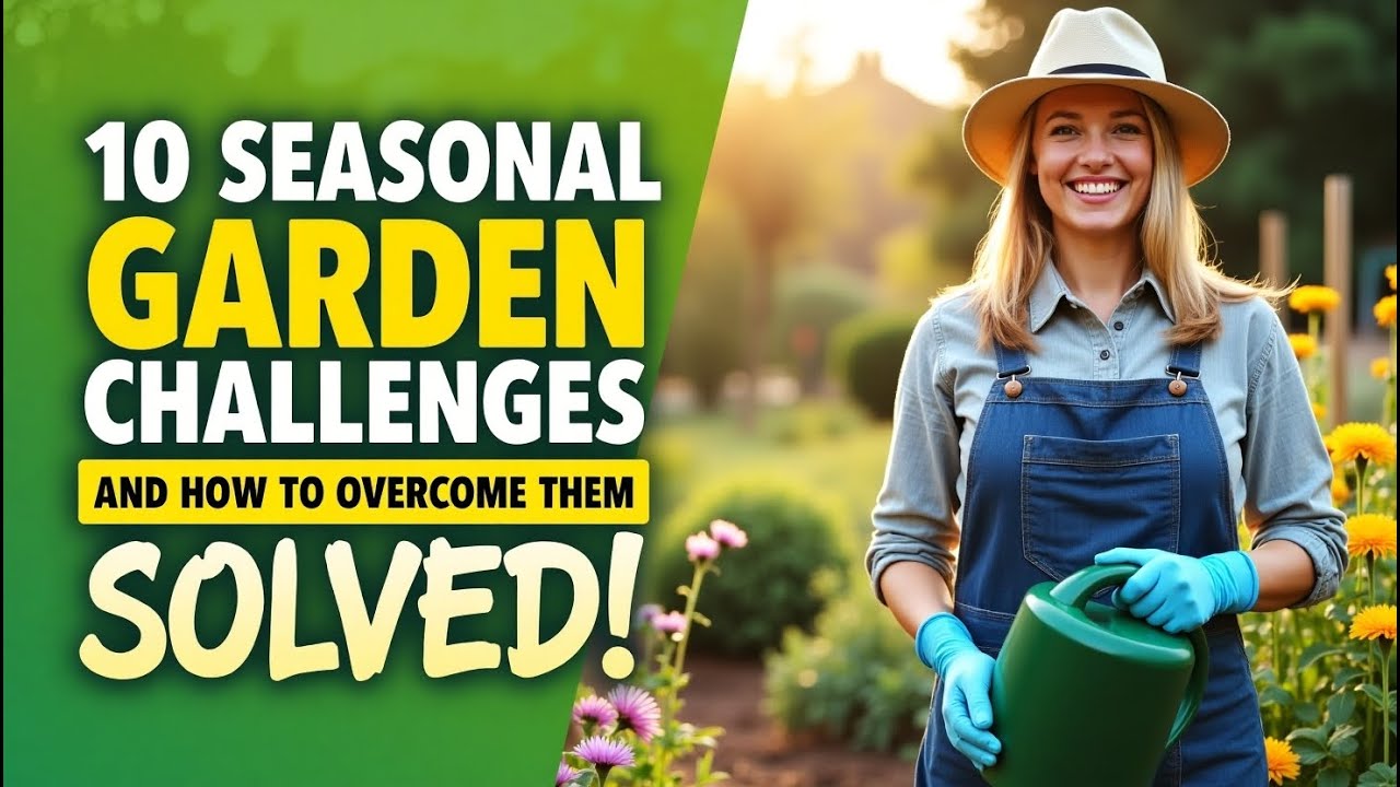 Top 10 Seasonal Garden Challenges Every Gardener Needs To Know - YouTube