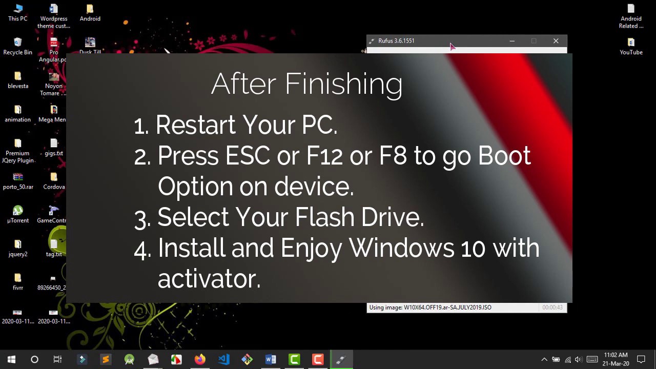 How to Install Windows 10 from a USB Flash Drive | Bootable Device ...