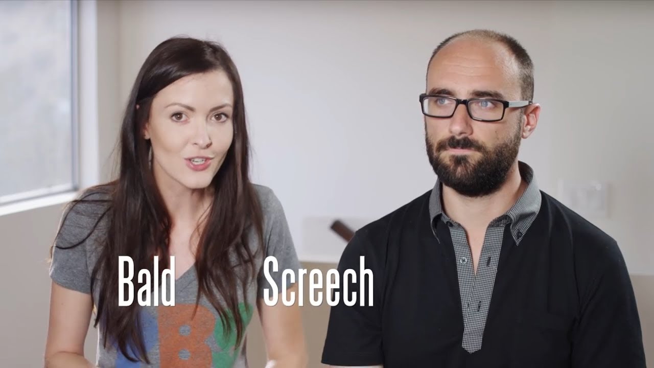 Find a word that links "Bald" and "Screech" - YouTube