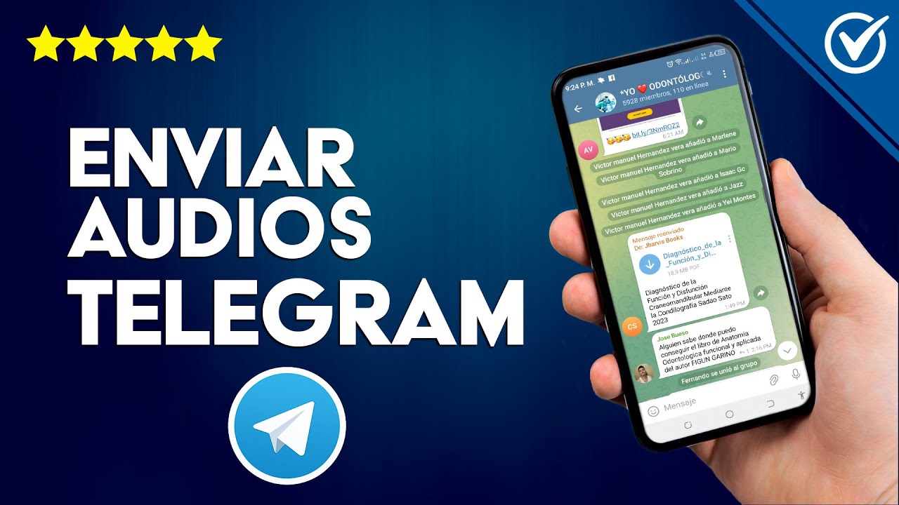 Cómo ENVIAR AUDIOS o Notas de Voz en TELEGRAM | Aprovechar al Máximo la ...