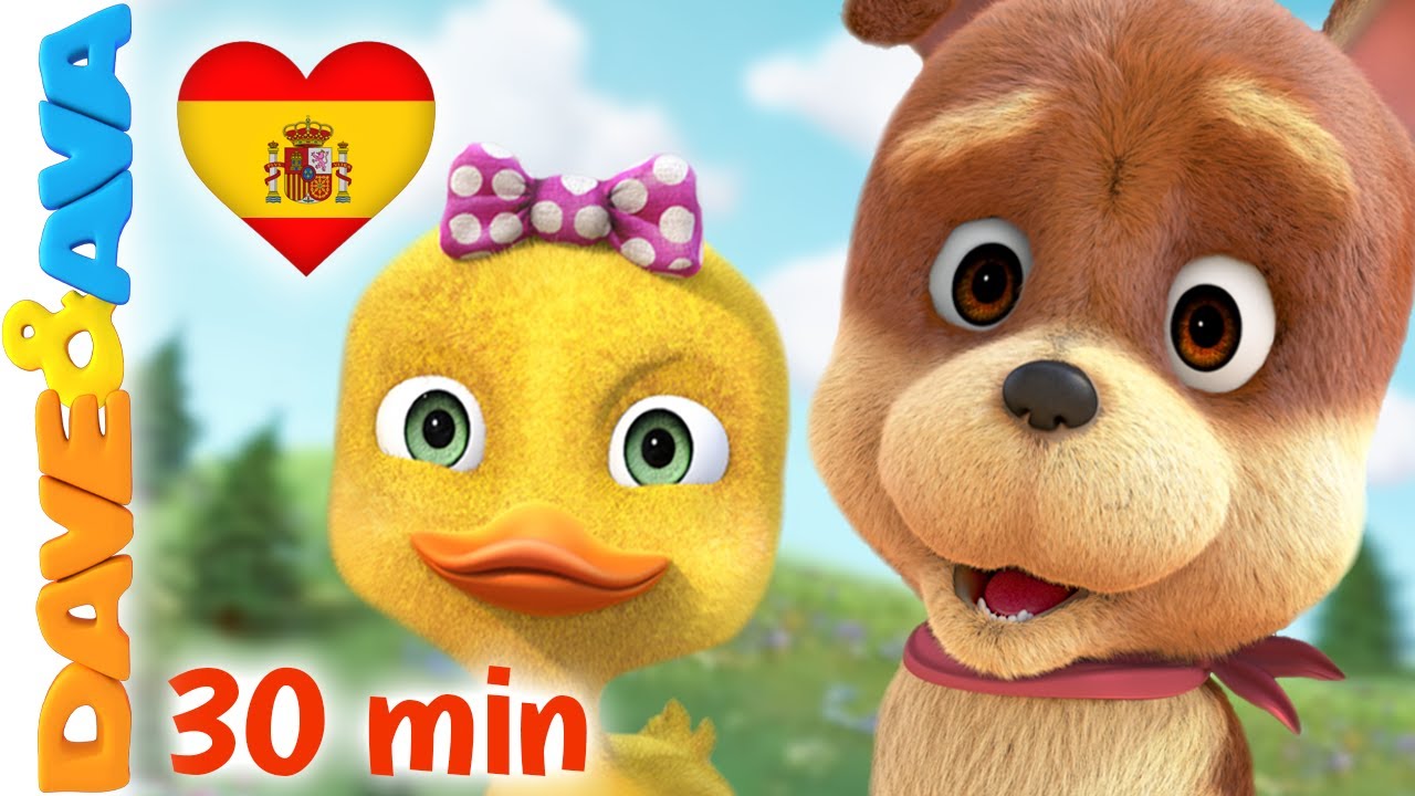 🐤 Seis Patitos y Más Canciones Infantiles | Videos para Bebés | Dave ...