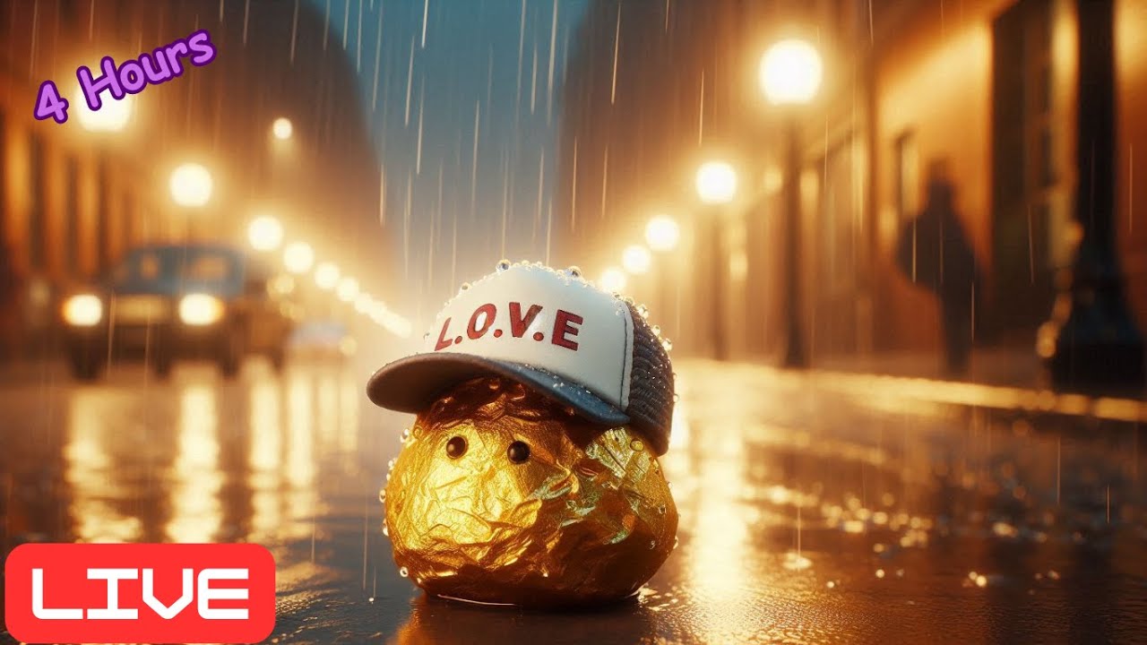 Gold Nugget - Live 4 Hours Relaxing to Rain Sounds, Sleep - YouTube