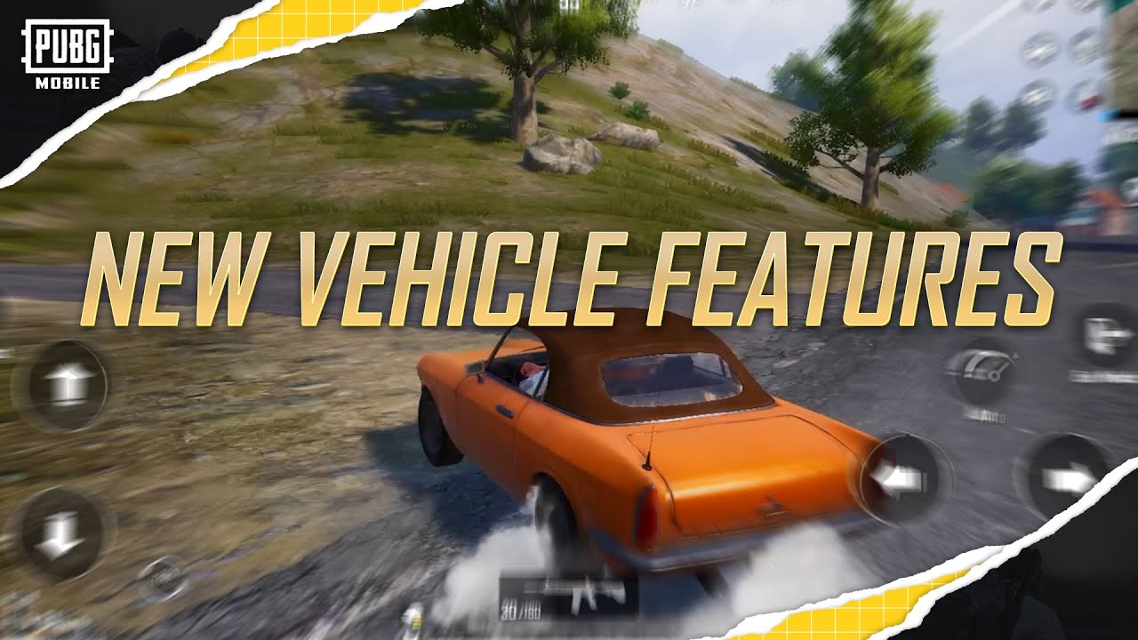 PUBG MOBILE | Check Out the New Vehicle Features 🏎️ - YouTube