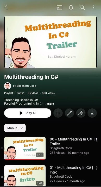 Multithreading in C# - shorts - YouTube