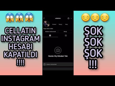 Cellat36'nın 1 Milyonluk İnstagram Hesabı Kapatıldı...😱 !! #cellat36 #cemcel #cemresolmaz #tiktok