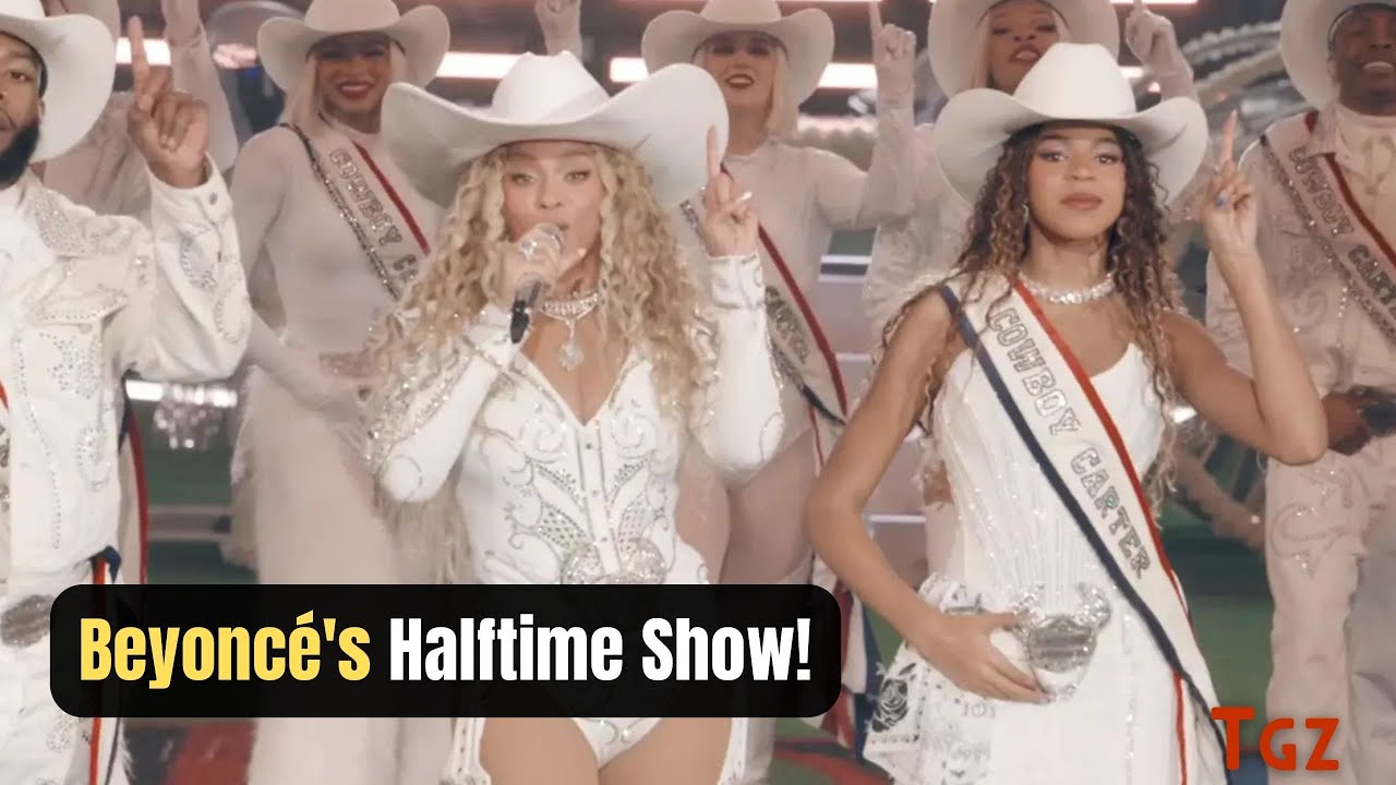 Beyoncé's Halftime Show! Western Themed Performance and Blue Ivy ...