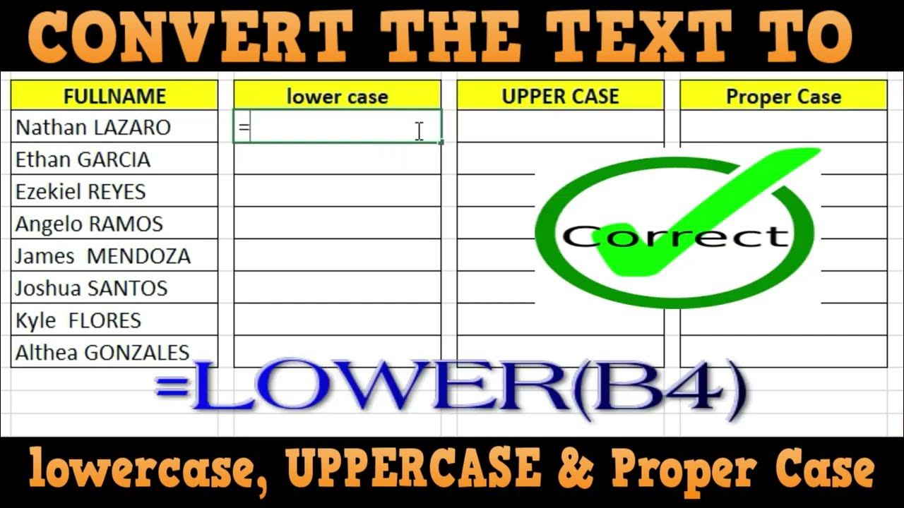 10 MISCONCEPTIONS YOUR BOSS HAS ABOUT HOW TO CONVERT THE TEXT TO LOWER, UPPER & PROPER - YouTube