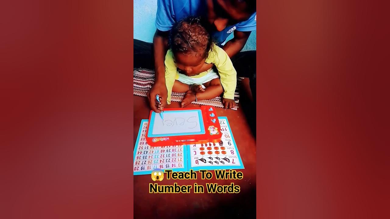 😱 Teach Number 💥In Words🤔 How to Write 7 in Words..SEVEN - YouTube