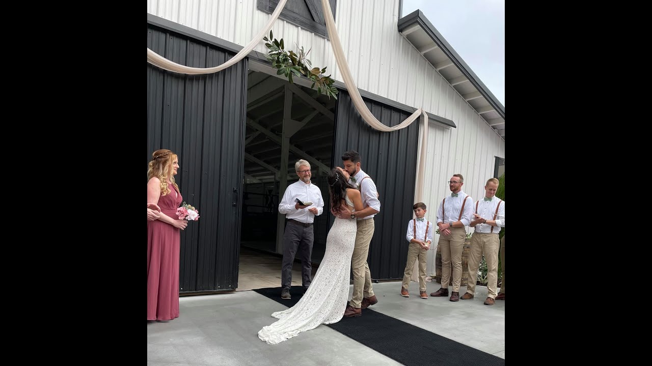 Megan's and Ricky's wedding highlights - YouTube