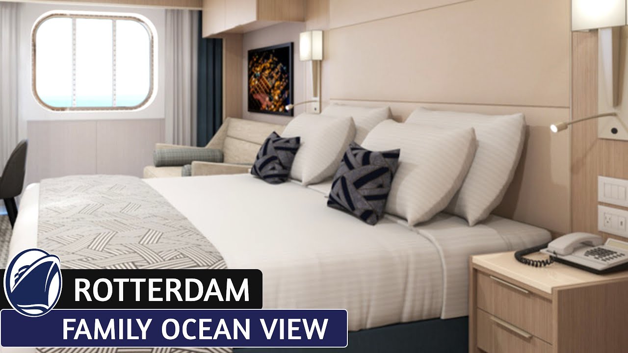 HAL Rotterdam | Family Ocean View Walkthrough Tour & Review 4K ...