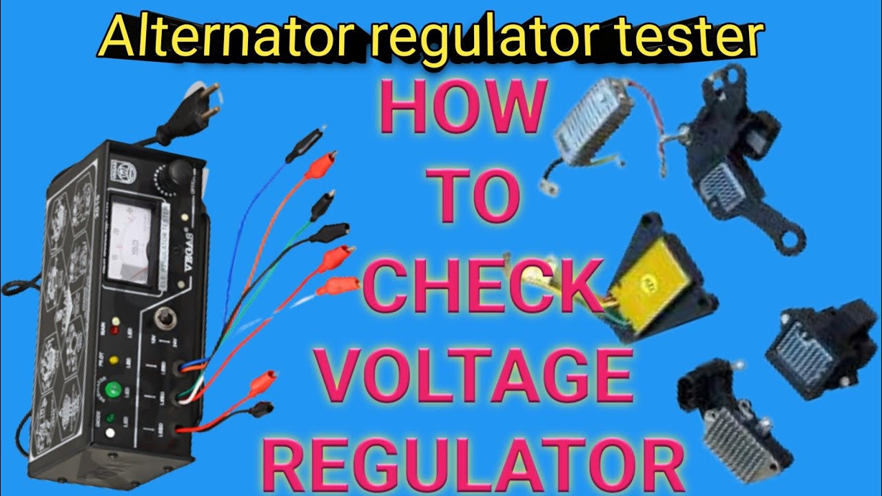 SR 40 voltage regulator test.Alternator regulator test to regulator ...