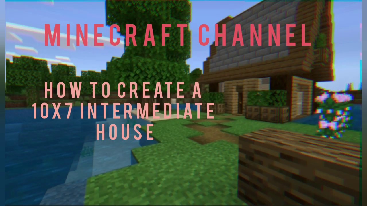 how to build a intermediate minecraft house - YouTube