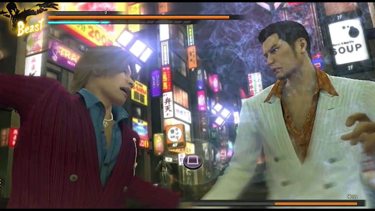 Yakuza Kiwami 1988 Kiryu (Custom Heat Actions/QTE) - YouTube
