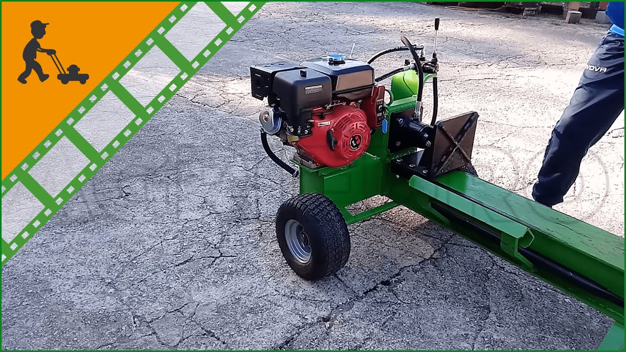 Wheeled Horizontal Log Splitter with 4-stroke Petrol Engine - 20 Tons ...