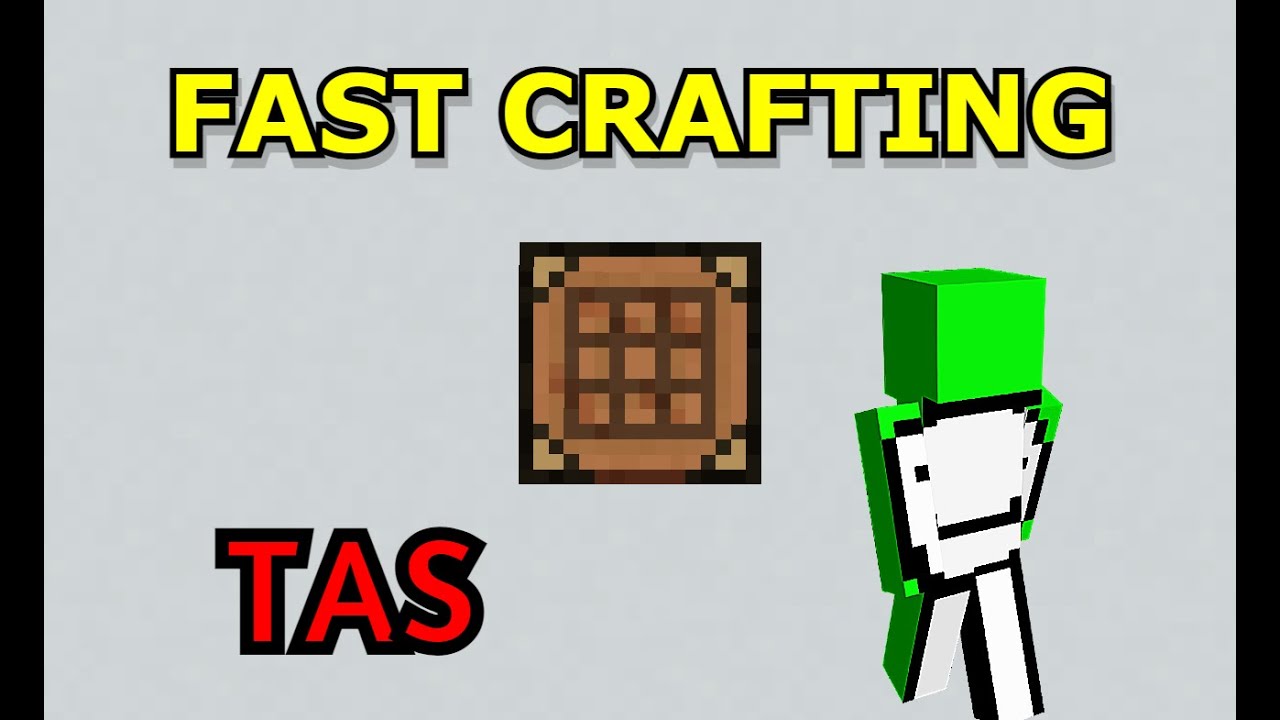 MINECRAFT FAST CRAFTING (tas) - YouTube