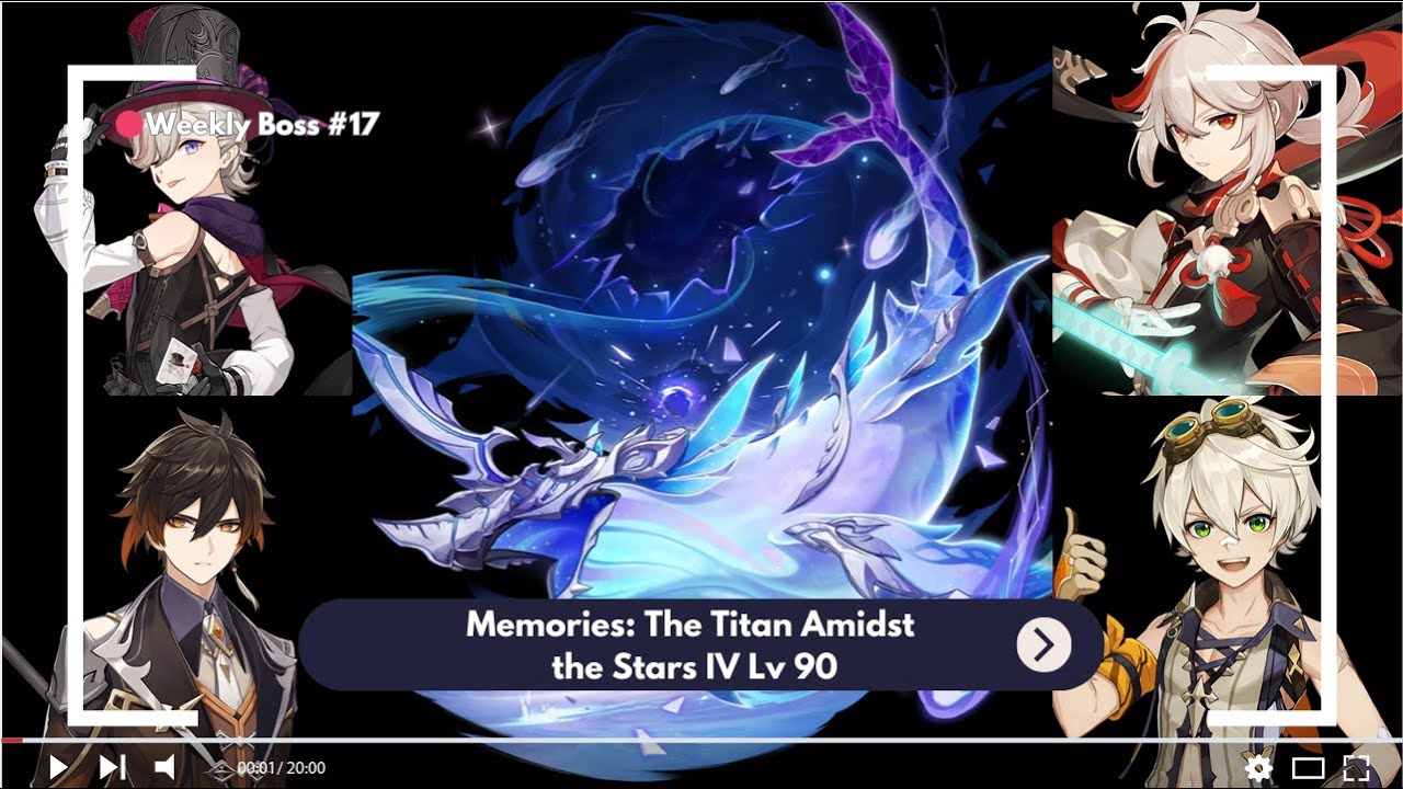 New Boss | Memories: The Titan Amidst the Stars IV Lv 90 - Genshin ...