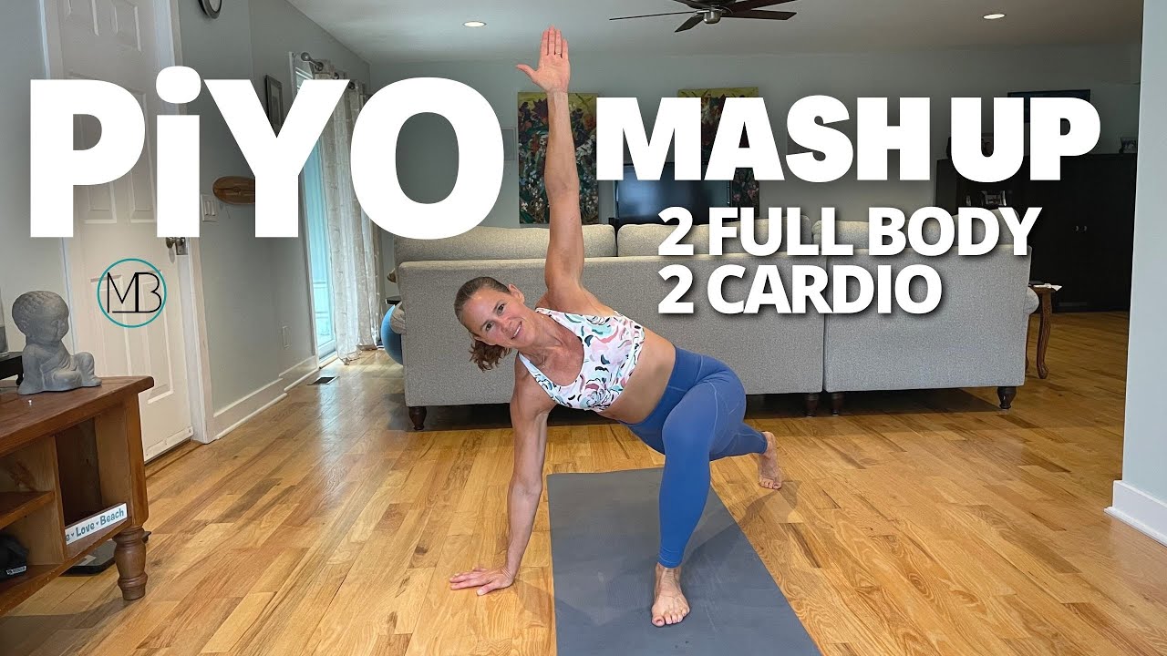 PiYO Total Body Workout | No Equipment | Super MashUP!! - YouTube