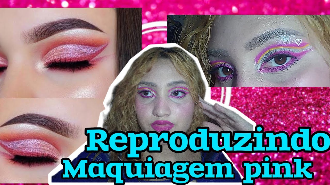 tutorial de maquiagem rosa 💖 - YouTube