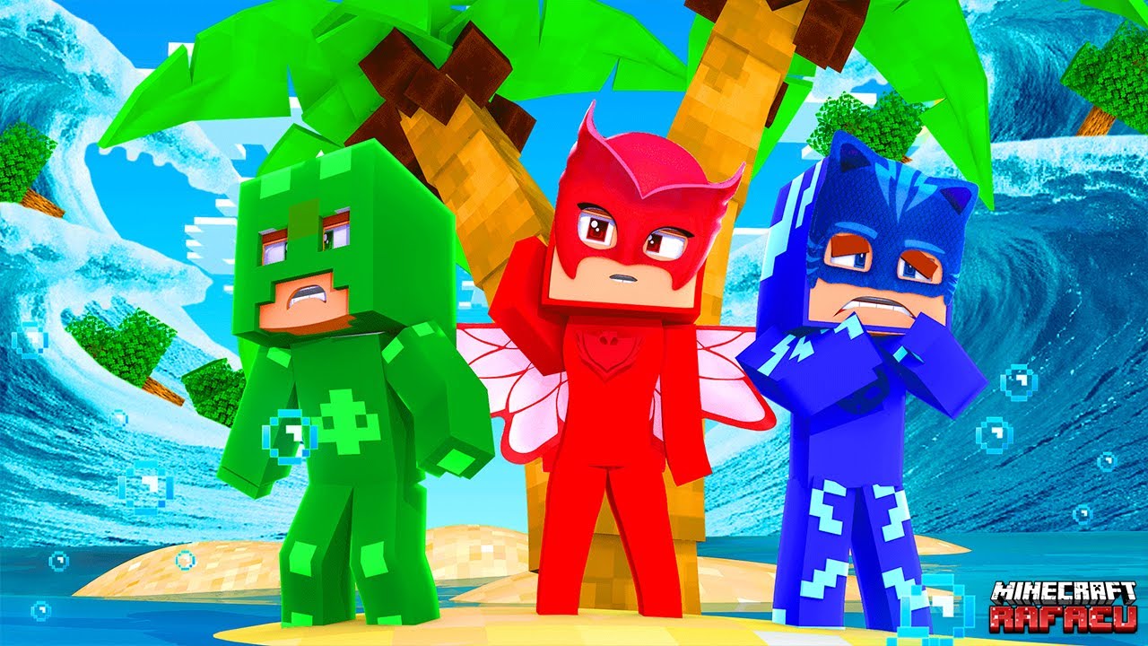 CORUJITA ficou PRESA com os PJ Masks no Minecraft - YouTube