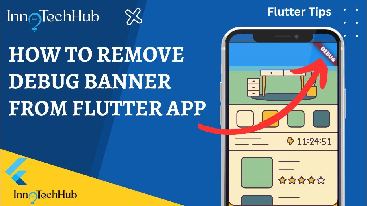 Master Flutter: Hide Debug Banner Fast! |How to remove Flutter Debug banner tag easily - YouTube