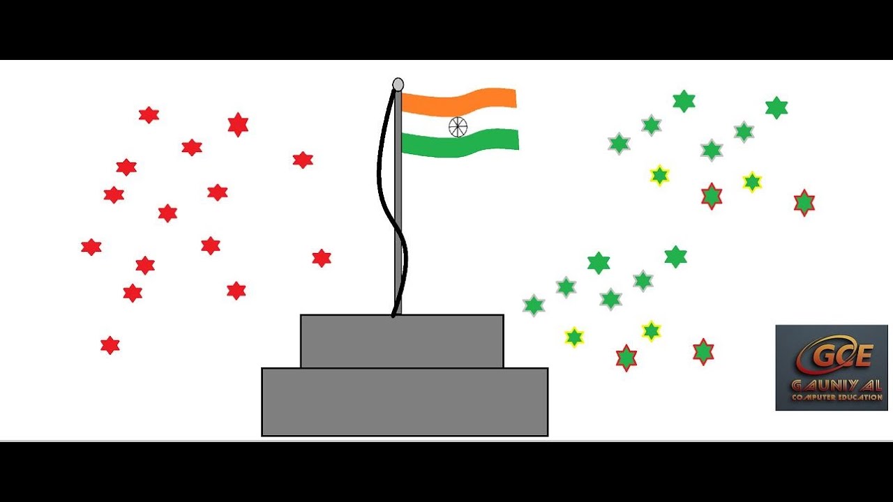 Indian Flag in ms paint - YouTube
