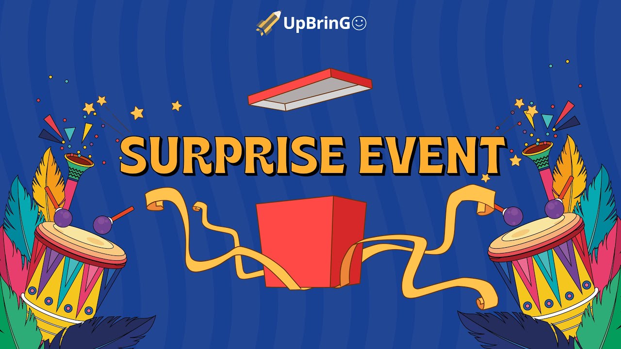 Surprise Event for Kids l Art & Craft l Upbringo - YouTube