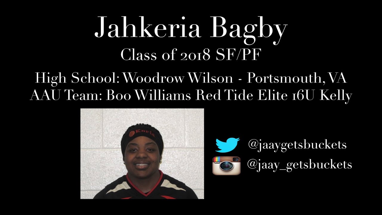 Jahkeria Bagby Boo Williams Red Tide Elite 2016 Summer Highlights - YouTube