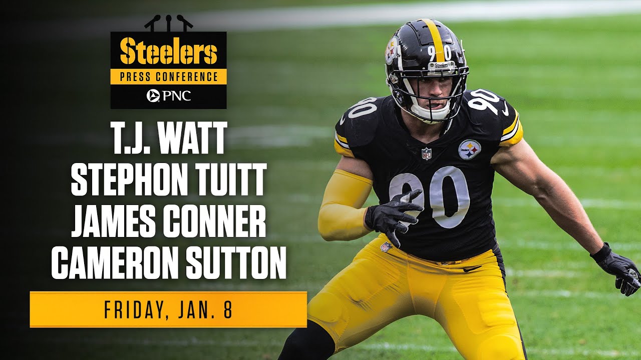 Steelers Press Conference (Jan. 8): T.J. Watt, Stephon Tuitt, James ...