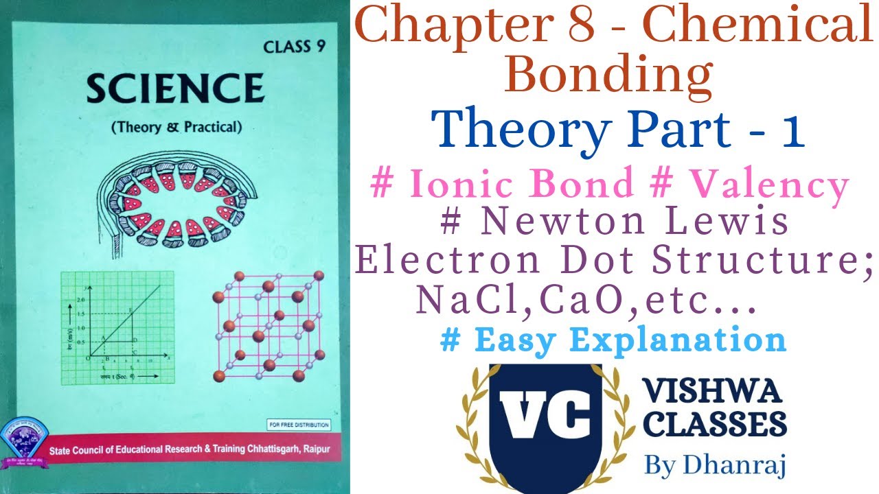 Class 9 | Chemical Bonding | Part- 1 | Chapter 8 | Science | Ionic Bond | CG Board | English ...