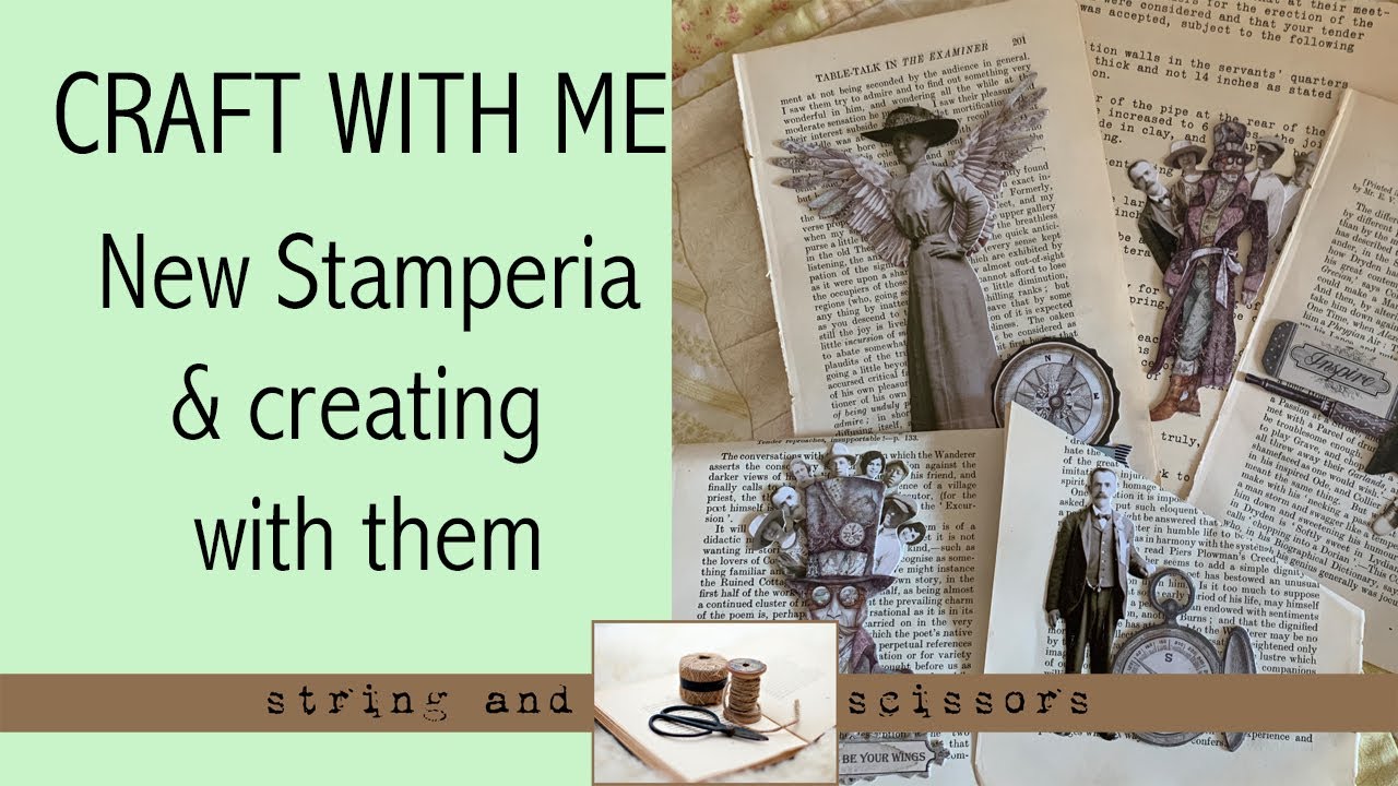 Craft with me: New Stamperia designs & ideas to use them - YouTube