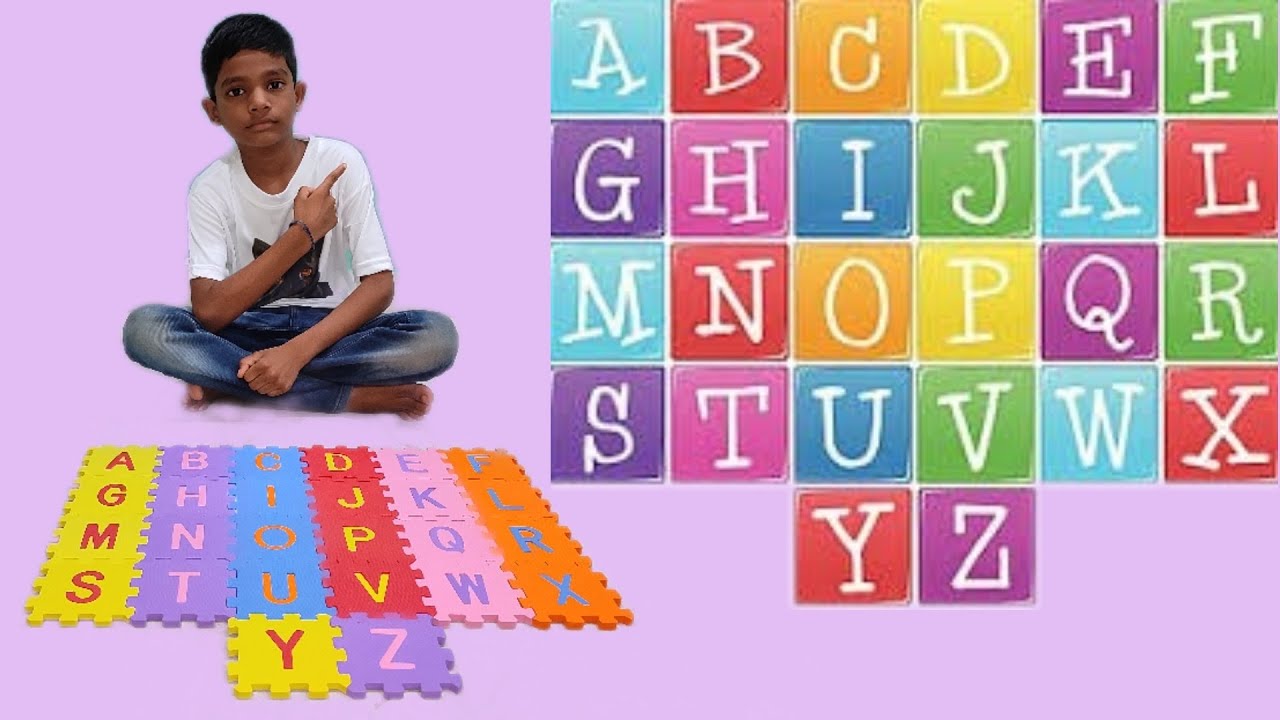 how to read capital letters ABCD||ABCD colour chat||ABCD FOR KIDS ...