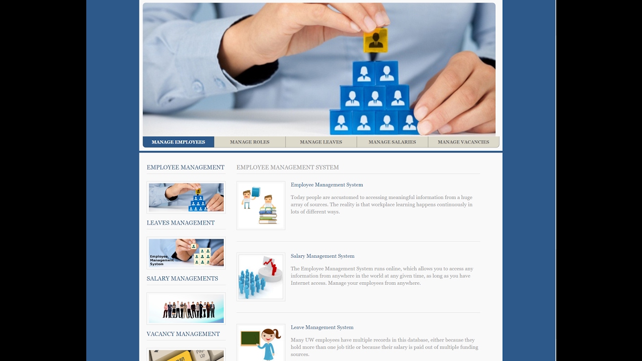 C# Project on Online Employee Management System - YouTube