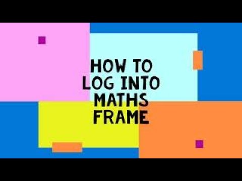 Logging into MathsFrame - YouTube