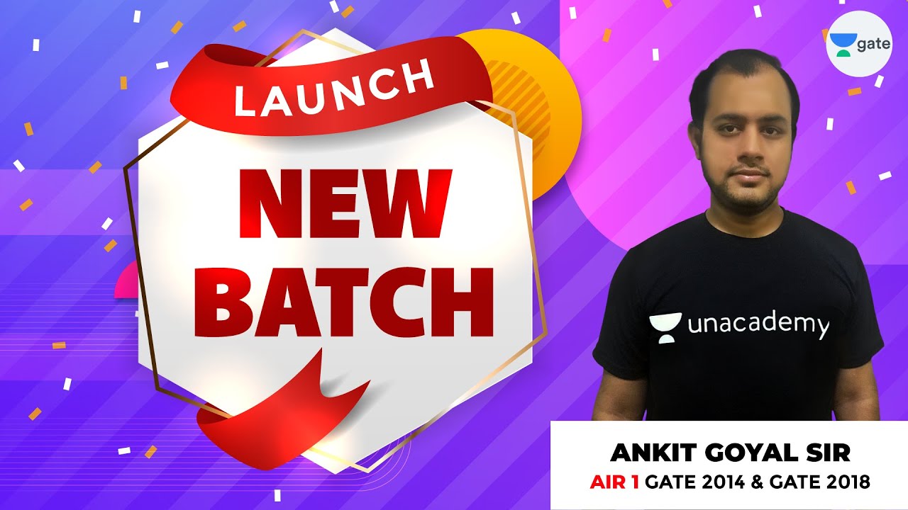 New Batch Launch for GATE/ESE Aspirants | Ankit Sir - YouTube