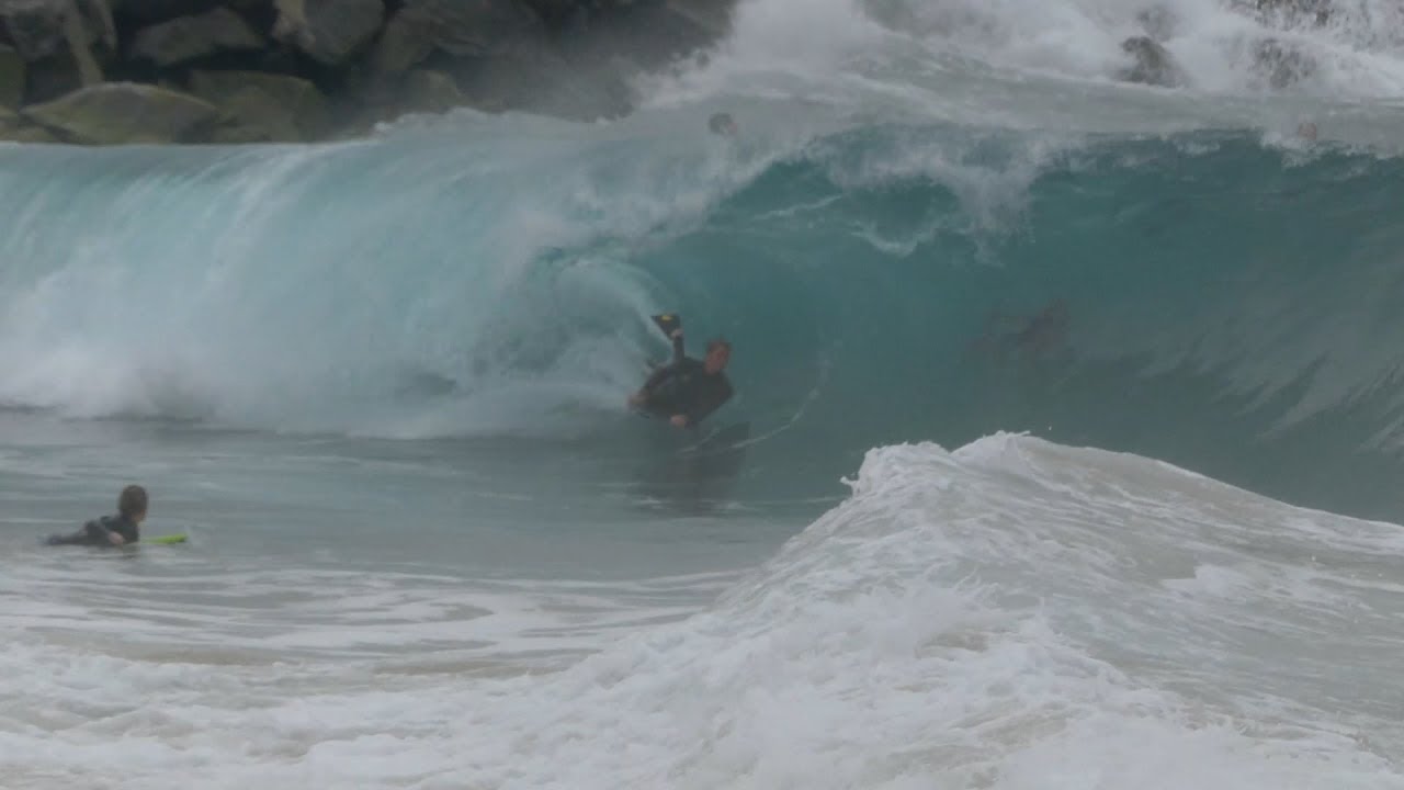 The Wedge, CA, Surf, 9/4/2017 - Part 2 (4K@30) - YouTube