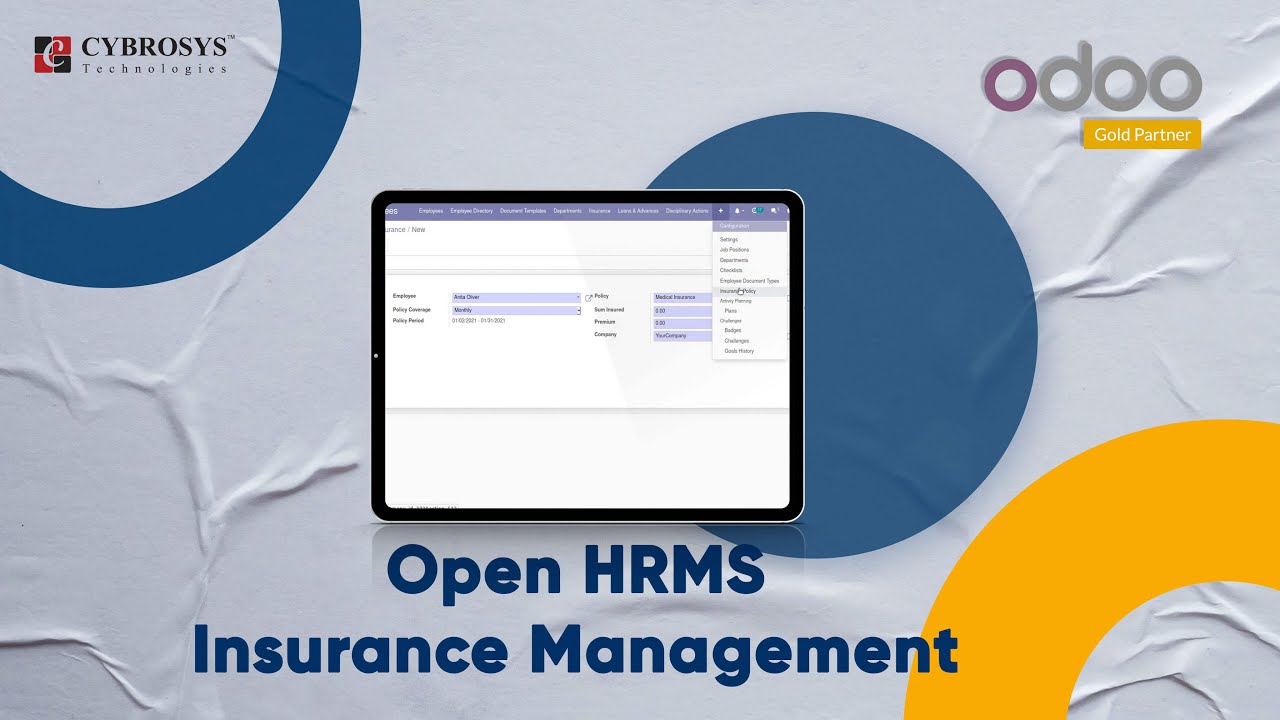 Open HRMS Insurance Management | Odoo App - YouTube