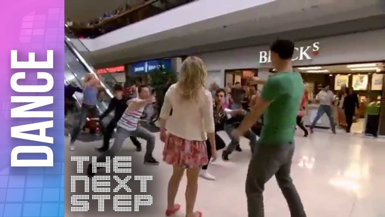 TNS's Flash Mob Dance at the Mall - The Next Step Extended Dances - YouTube