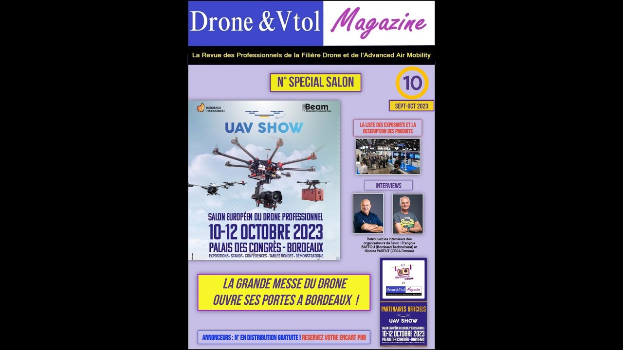 Drone & Vtol Magazine N°10 Spécial UAV Show 2023 - YouTube