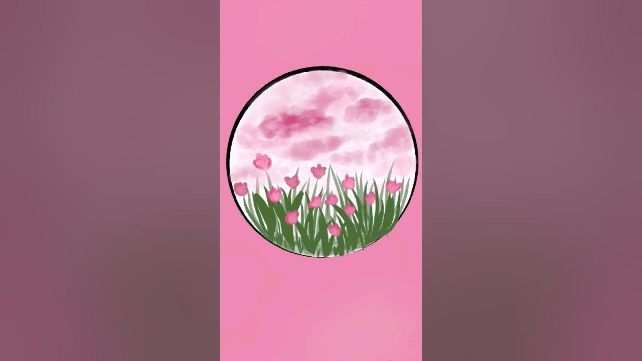 Art Drawing Flowers Flower Digitalart Digitaldrawing Digital Shotrs Short Shortvideo