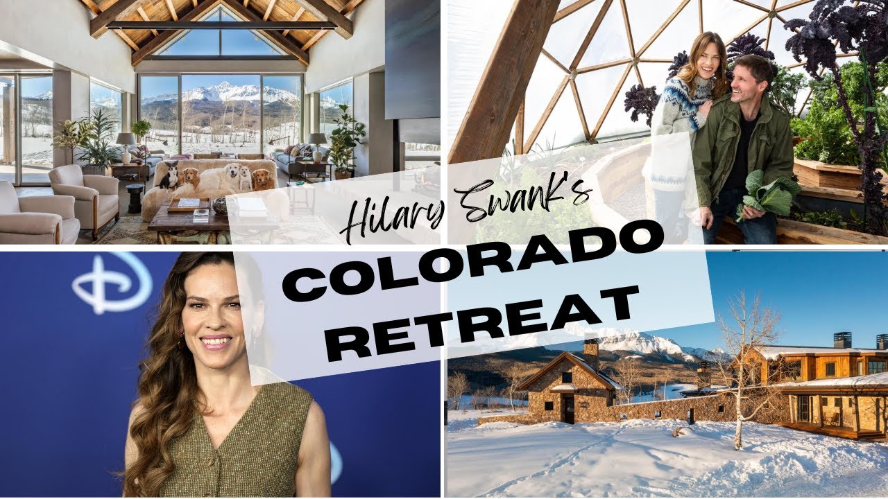 Hilary Swank's Home Tour | Gorgeous Colorado Retreat | And Then There ...