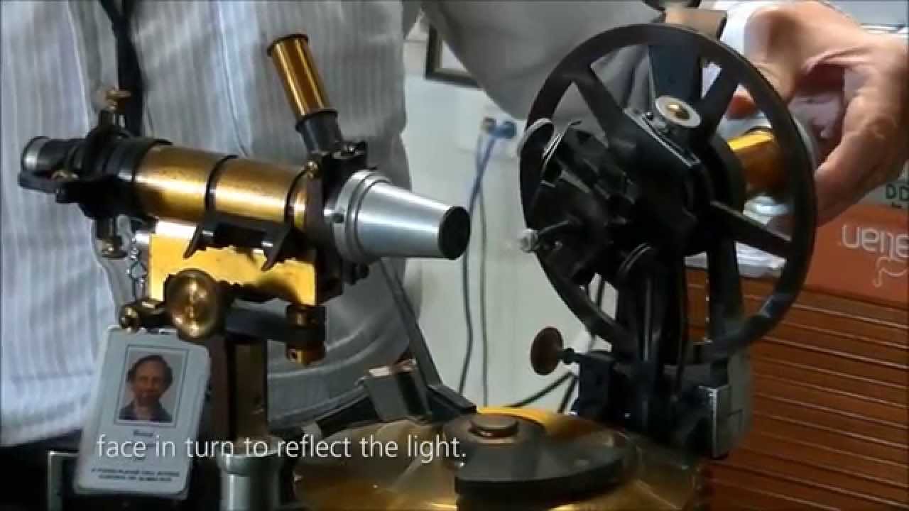 Identifying crystals: how a Two-Circle (Theodolite) Reflecting ...