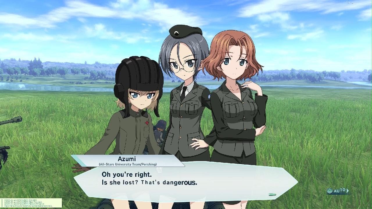 Girls und Panzer Dream Tank Match on PS5 Katysha Pravda School gameplay ...