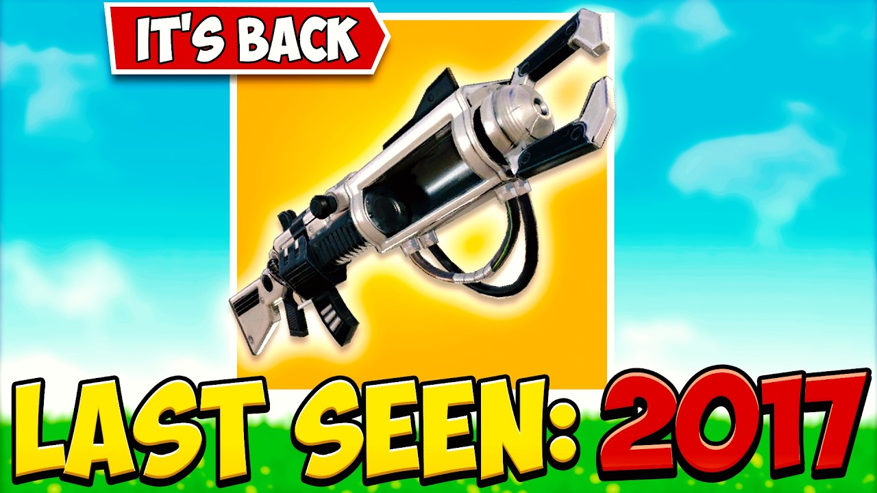 The Zapatron is Back in Fortnite after 7+ years! - YouTube