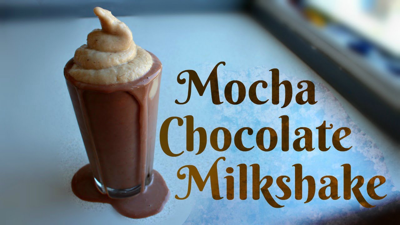 Vegan Low Fat Mocha Chocolate Milkshake - YouTube